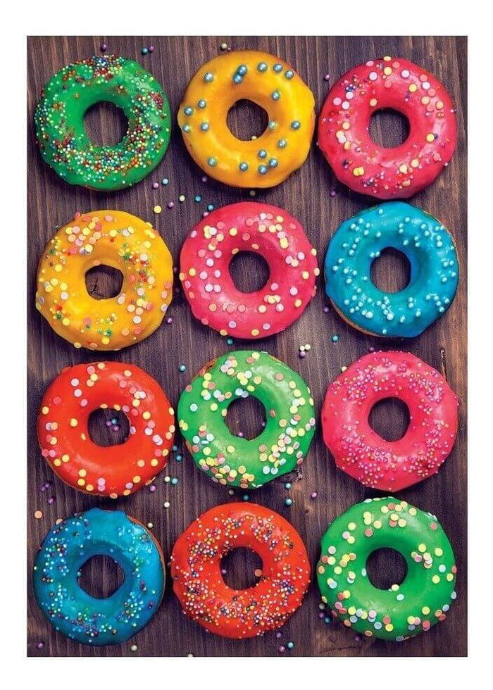 Donas de Colores - Rompecabezas 500 Piezas — La Mazmorra
