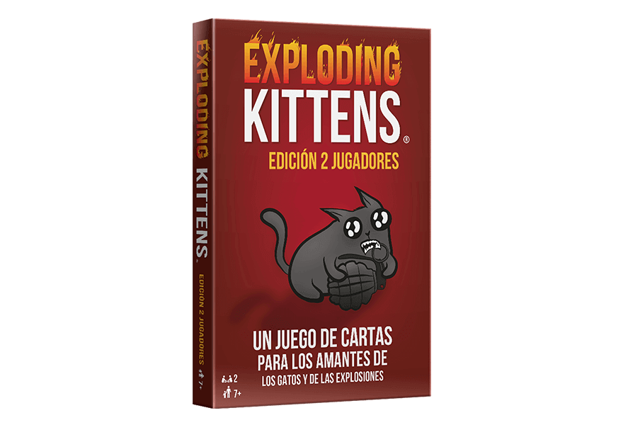 Exploding Kittens Edición 2 jugadores - Juego de Mesa — La Mazmorra