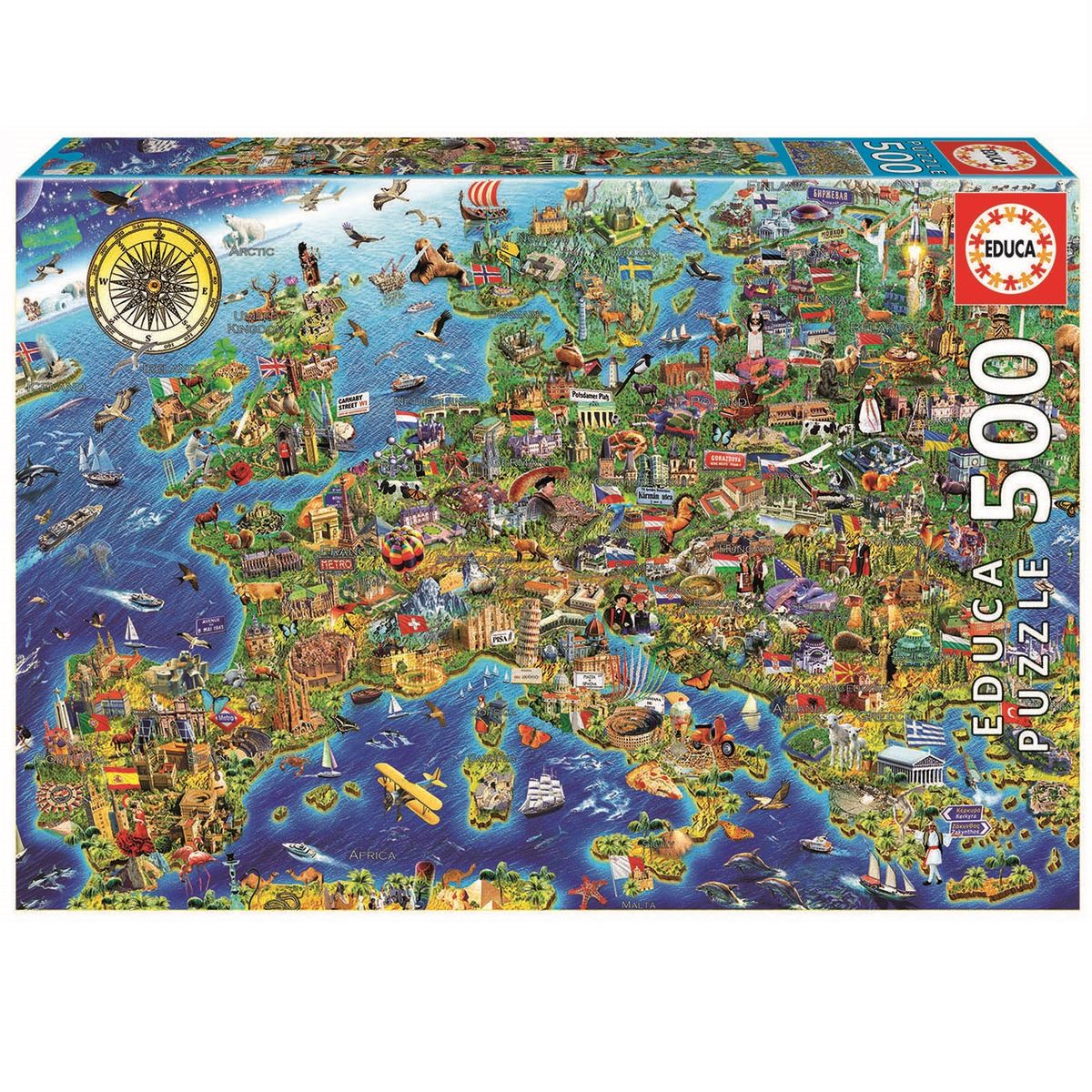 Mapa Europeo Loco — La Mazmorra