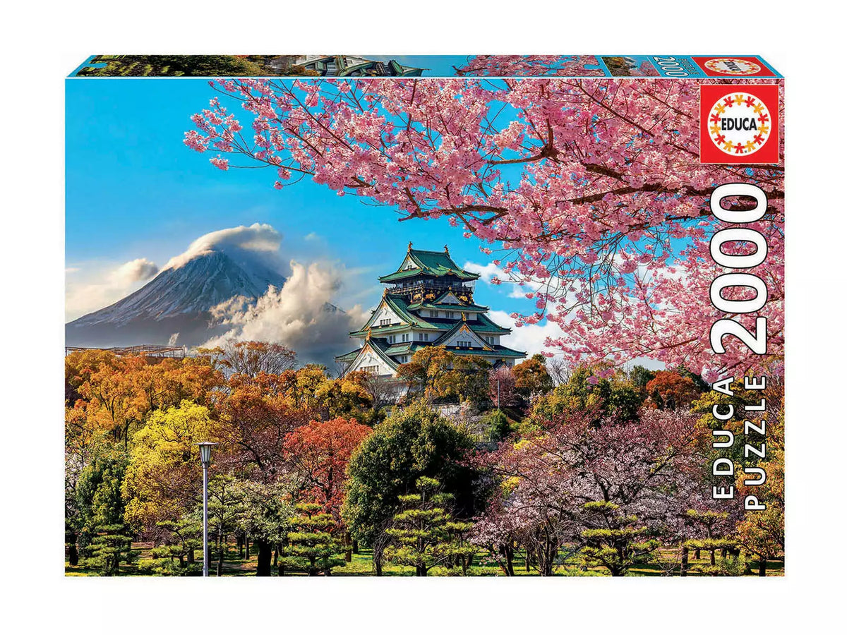 Castillo de Osaka, Japón - Rompecabezas 2000 Piezas — La Mazmorra